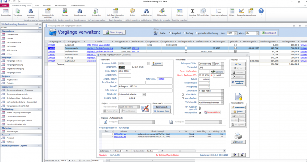 WinTech-Auftrag 2025 | WinTech-EDV Online