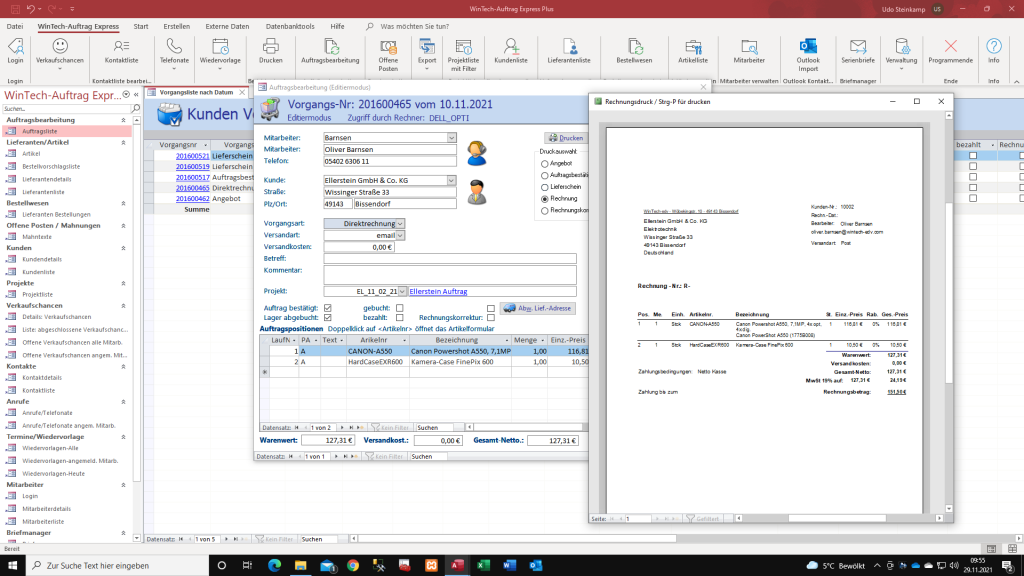 WinTech-EDV Online | Datenbankprogrammierung mit MS Access und SQL Server